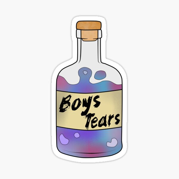 "Boys Tears" Sticker for Sale by xtremeout | Redbubble