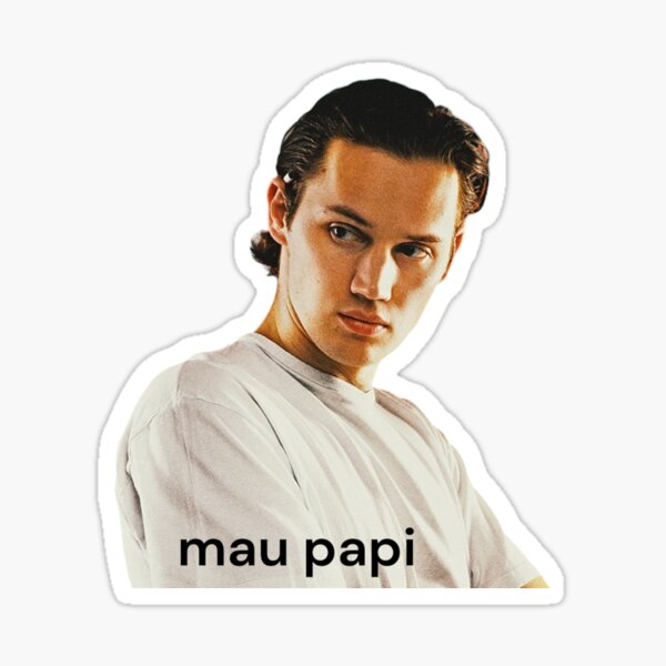 "Mau Papi " Sticker for Sale by ravewithme | Redbubble