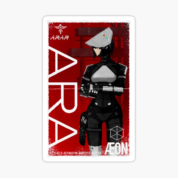 "Signalis Ara Poster" Sticker for Sale by haz5077 | Redbubble