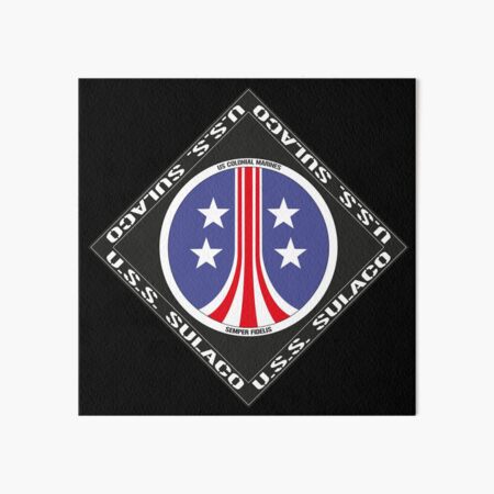 "U.S.S. Sulaco Colonial Marines crew logo" Art Board Print by Exilant ...