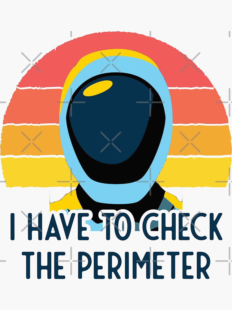 "Murderbot Needs to Check the Perimeter" Sticker for Sale by jutulen ...