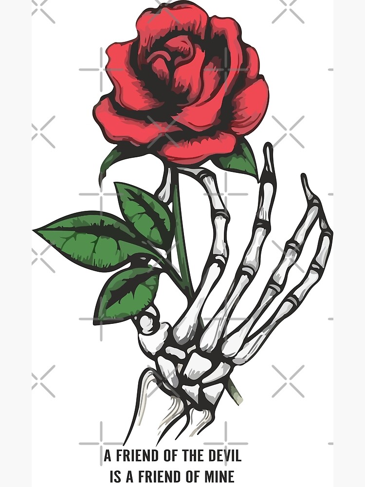 "A Friend of the Devil" Framed Art Print for Sale by shaylikipnis ...