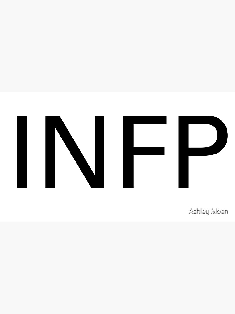 "INFP Sticker" Sticker for Sale by HappyMinimalist | Redbubble