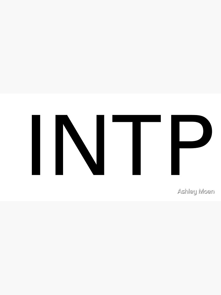 "INTP Sticker" Sticker by HappyMinimalist | Redbubble