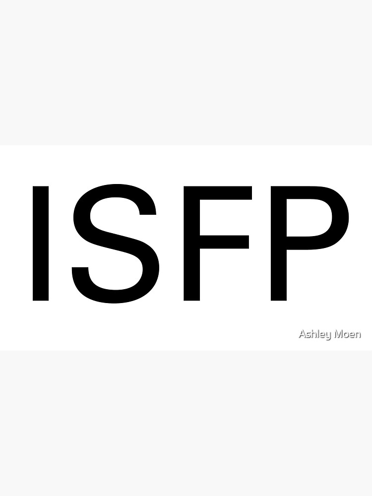 "ISFP Sticker" Sticker by HappyMinimalist | Redbubble