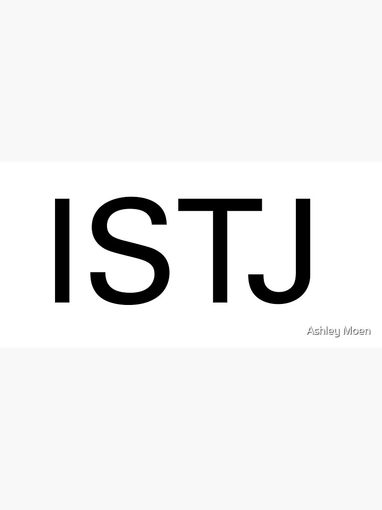 "ISTJ" Sticker for Sale by HappyMinimalist | Redbubble