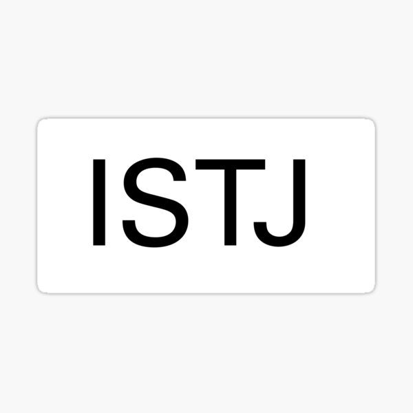 "ISTJ" Sticker for Sale by HappyMinimalist | Redbubble