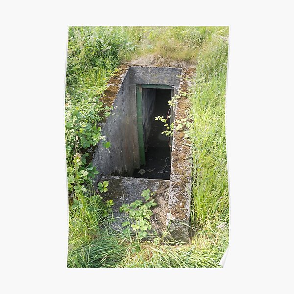 "Bunker Entrance" Poster for Sale by Simon1965 | Redbubble