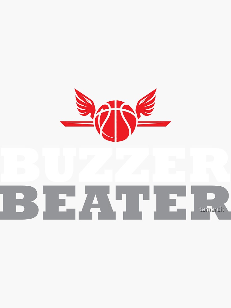 "Basketball Buzzer Beater" Sticker by tamerch | Redbubble