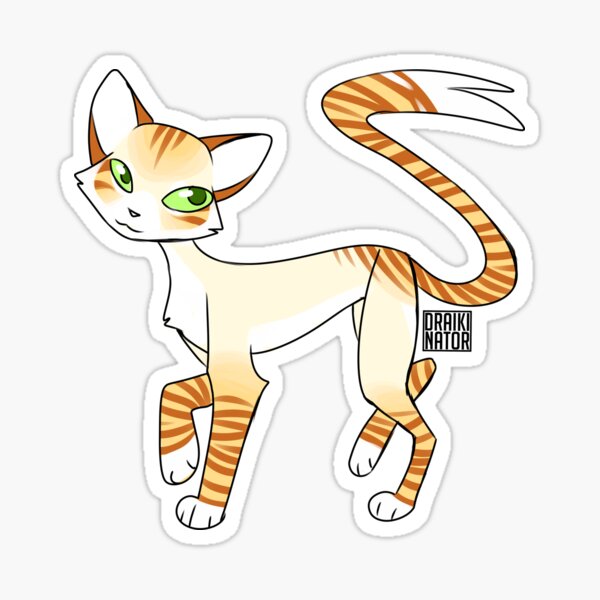"Blue Whisker" Sticker by Draikinator | Redbubble