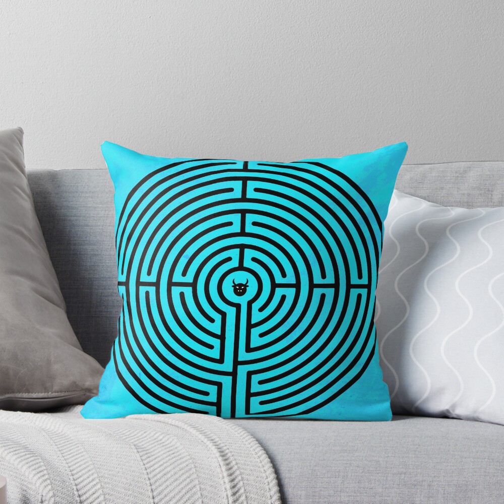 "Minotaur Labyrinth" Poster for Sale by DeLaFont | Redbubble