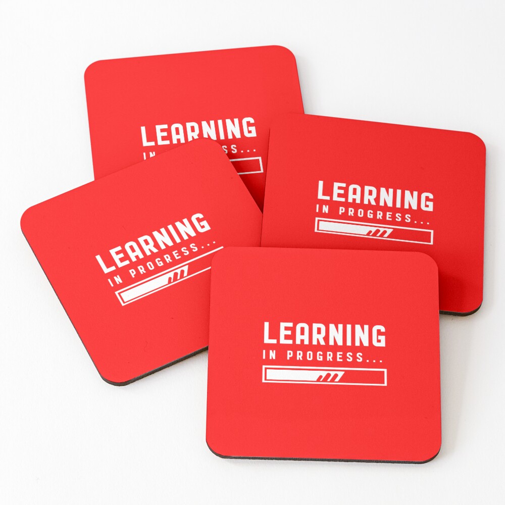 "Learning In Progress..." Sticker for Sale by QuiteGood | Redbubble