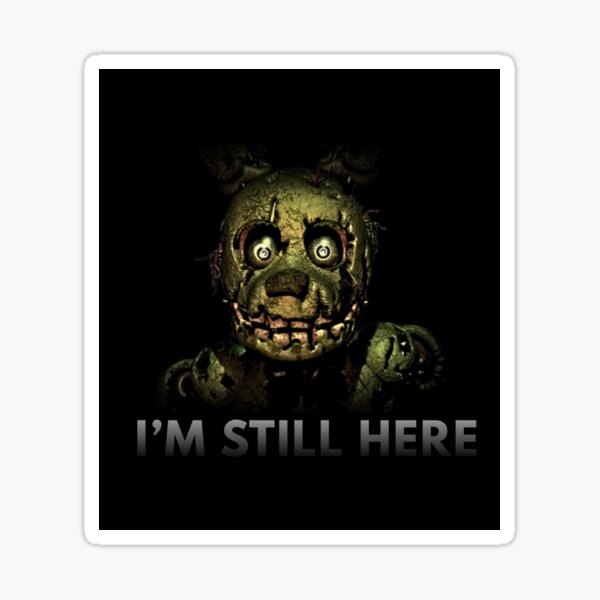 "FNAF's Springtrap Design" Sticker for Sale by Systastore | Redbubble