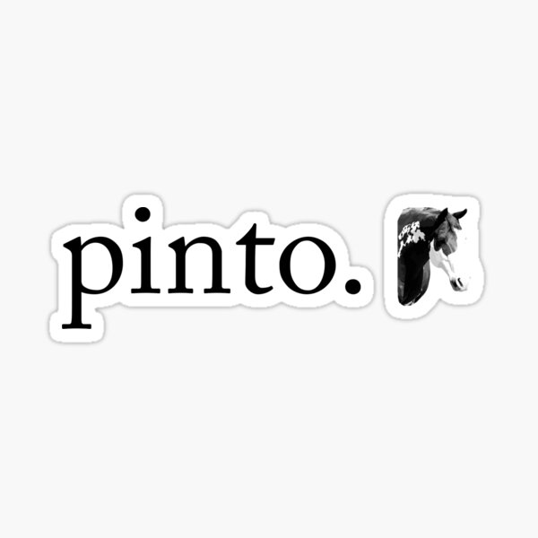 "pinto horse brand" Sticker by sampursley | Redbubble