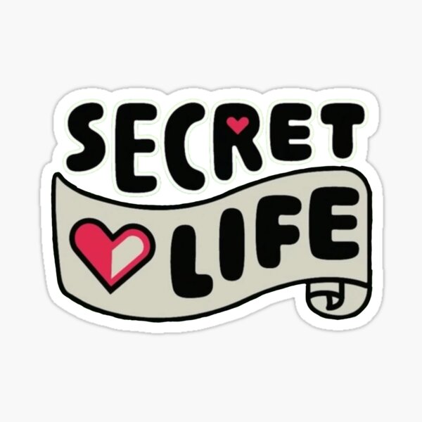 "Secret Life Logo" Sticker for Sale by InfamousChimera | Redbubble