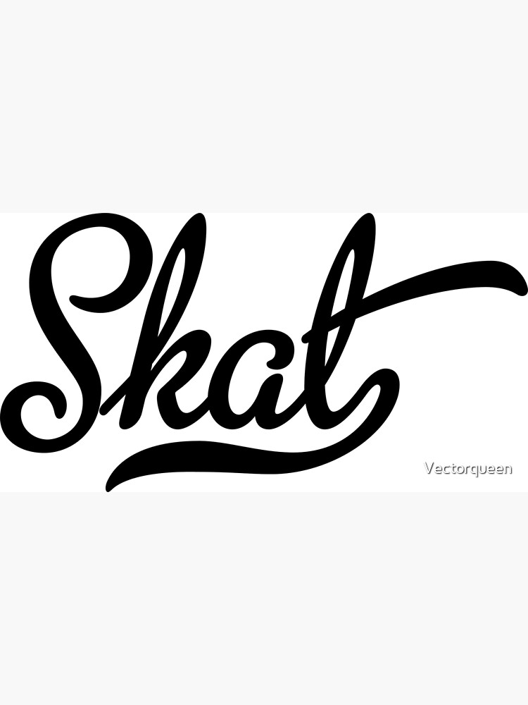 "Skat" Poster for Sale by Vectorqueen | Redbubble