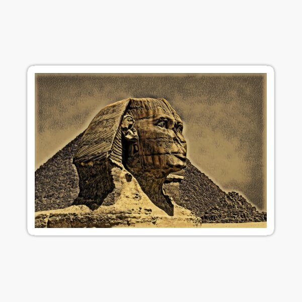 "Egypt sphinx" Sticker for Sale by AndroidZ | Redbubble