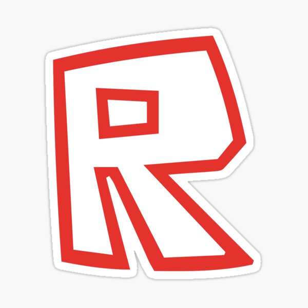 "Roblox R Logo Off-Center" Sticker for Sale by OwOPogchamp | Redbubble