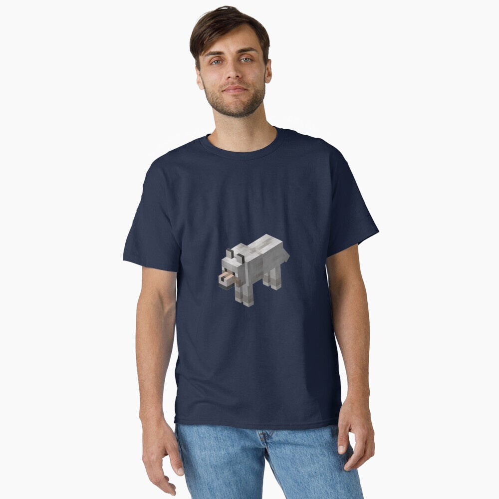 "Wolf Minecraft" Sticker for Sale by Nadyos | Redbubble