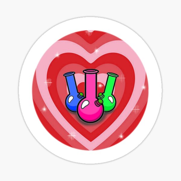 "Power Puff Bongs" Sticker for Sale by HoneyBlazed | Redbubble