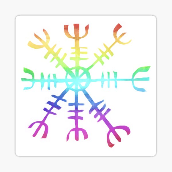 "Rainbow pathfinder" Sticker by foxykitvixen | Redbubble