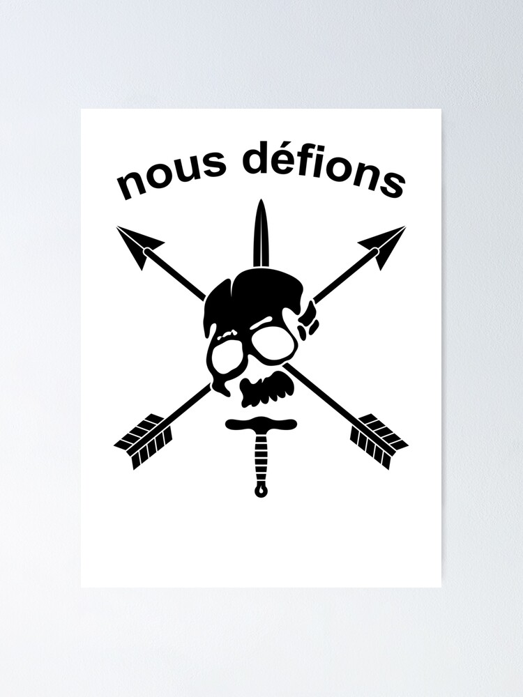"Nous Defions Special Forces" Poster for Sale by 5thcolumn | Redbubble