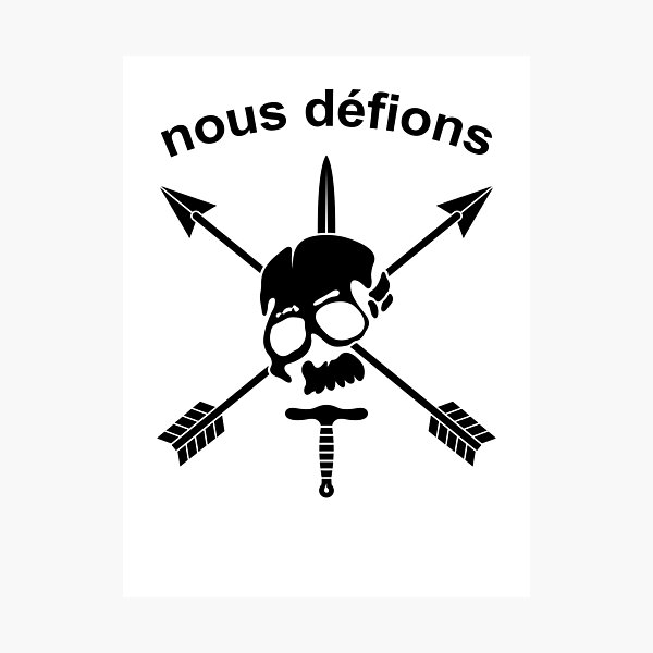 "Nous Defions Special Forces" Photographic Print for Sale by 5thcolumn ...