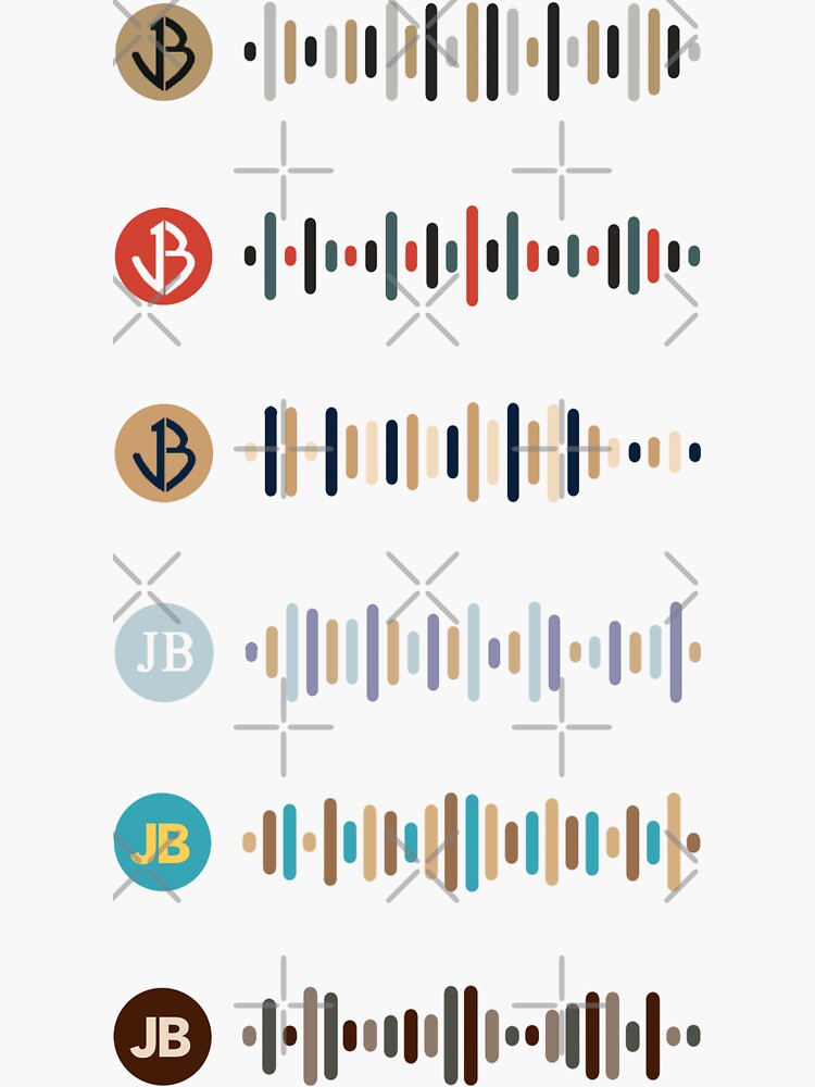 "jonas brothers discography codes" Sticker for Sale by lorainedraws ...