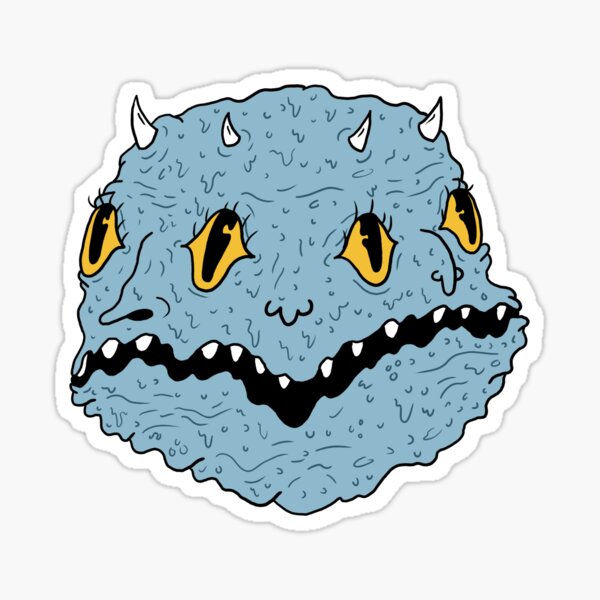 "Three Faced Devil" Sticker by frontlogs | Redbubble