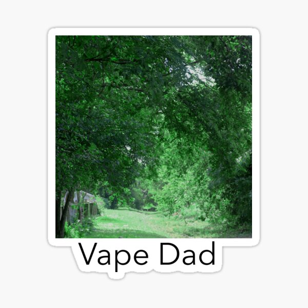 "Vape Dad" Sticker for Sale by hrai-roo | Redbubble