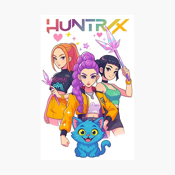 "Huntrix Girls, Kpop Demon Hunters, Huntrix, Huntrix Fan, Rumi Zoey ...