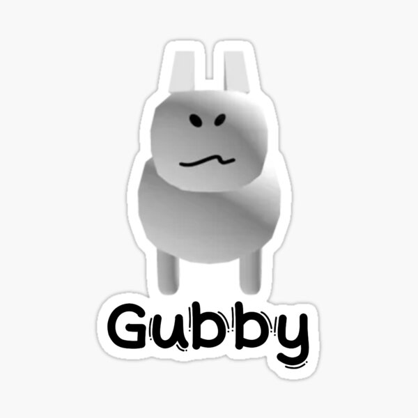 "Gubby Pocket Roblox Forsaken" Sticker for Sale by laurasomers | Redbubble