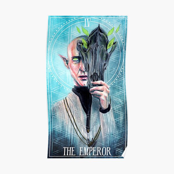 "The Emperor Solas - Dragon Age Tarot Card Illustration" Poster by ...