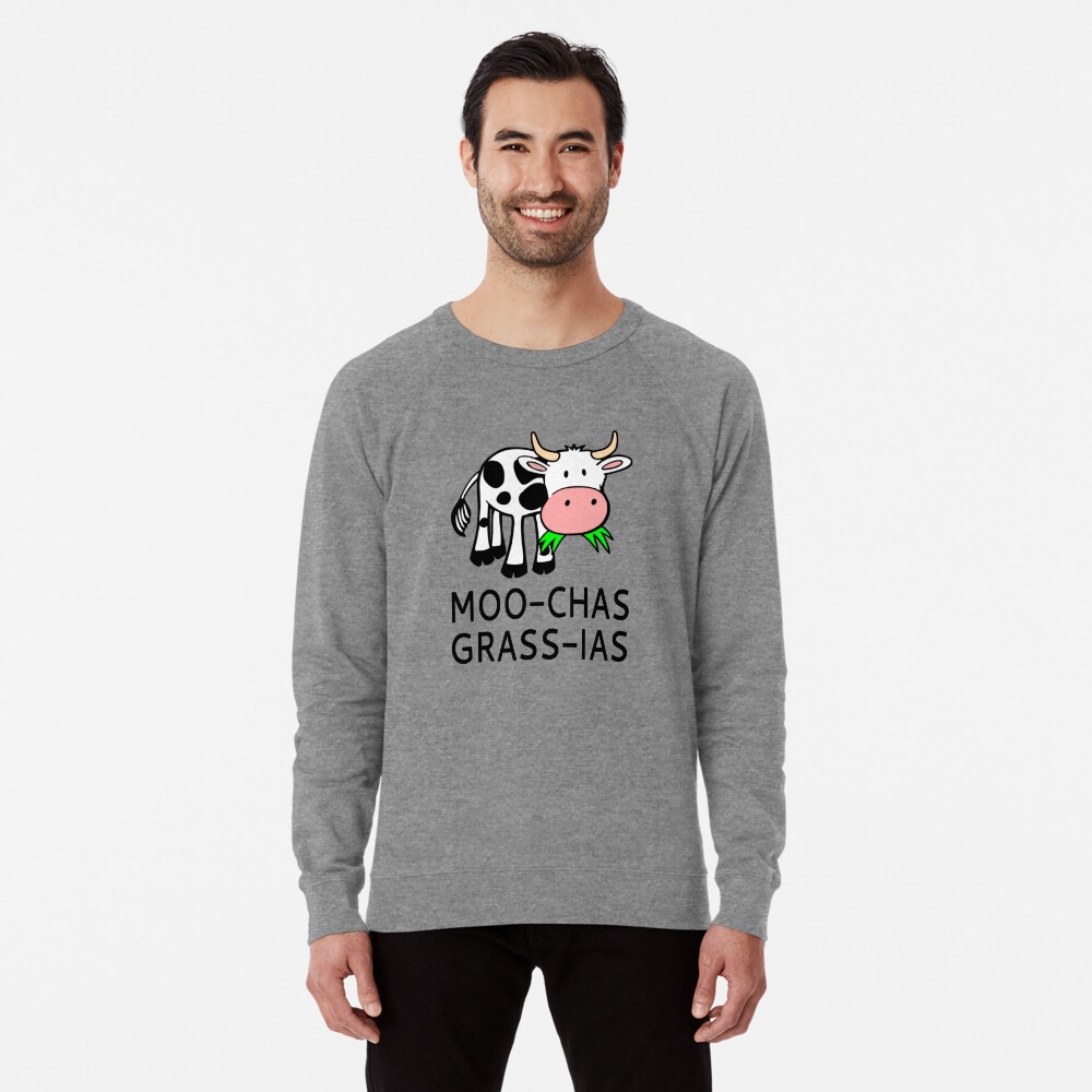 "Moo-chas Grass-ias (Muchas Gracias)" Greeting Card for Sale by ...