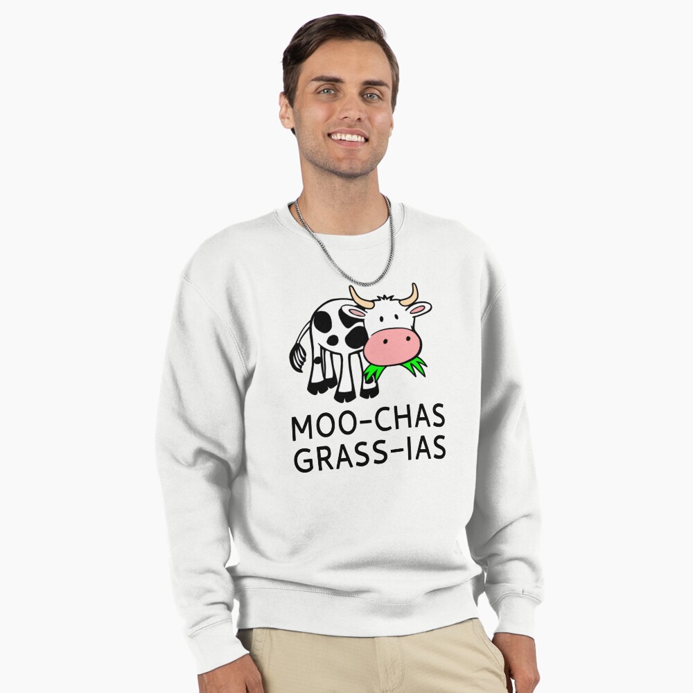"Moo-chas Grass-ias (Muchas Gracias)" Greeting Card for Sale by ...
