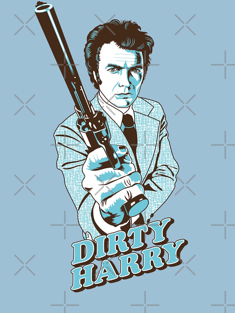 "Dirty Harry" T-shirt for Sale by Retrocrix | Redbubble | dirty harry t ...