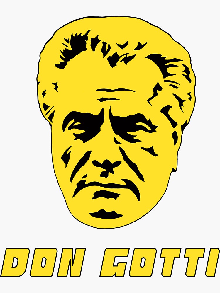 "John Gotti Don Gotti" Sticker for Sale by simokava | Redbubble