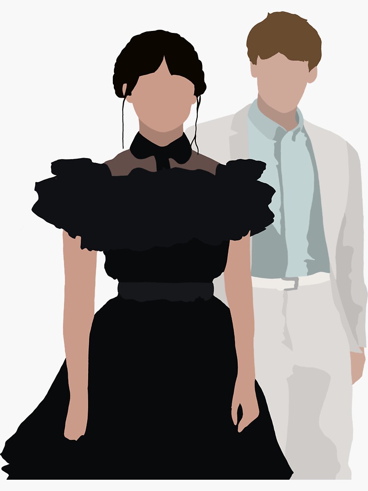"Tyler & Wednesday at the dance" Sticker for Sale by wumbo15 | Redbubble