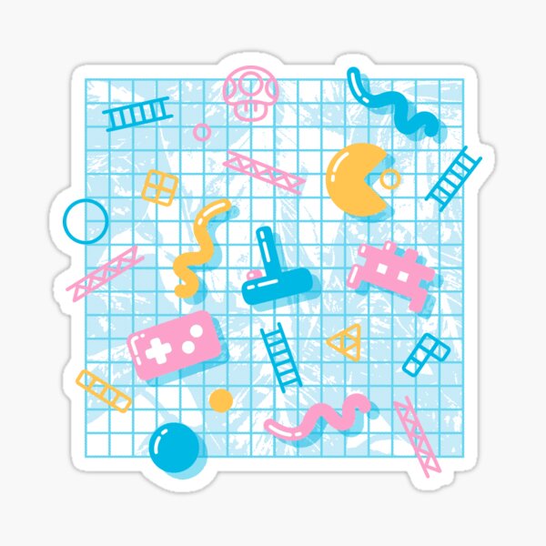 "AESTHETIC GAMER" Sticker by DREWWISE | Redbubble