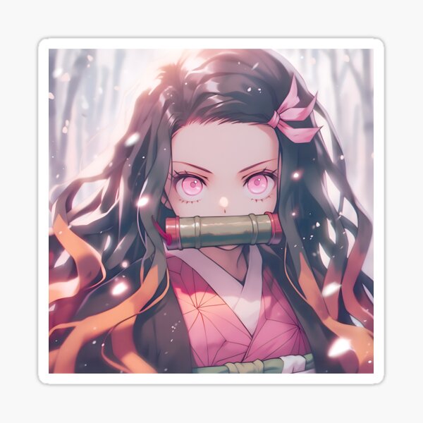 "nezuko " Sticker for Sale by LucaHermist | Redbubble
