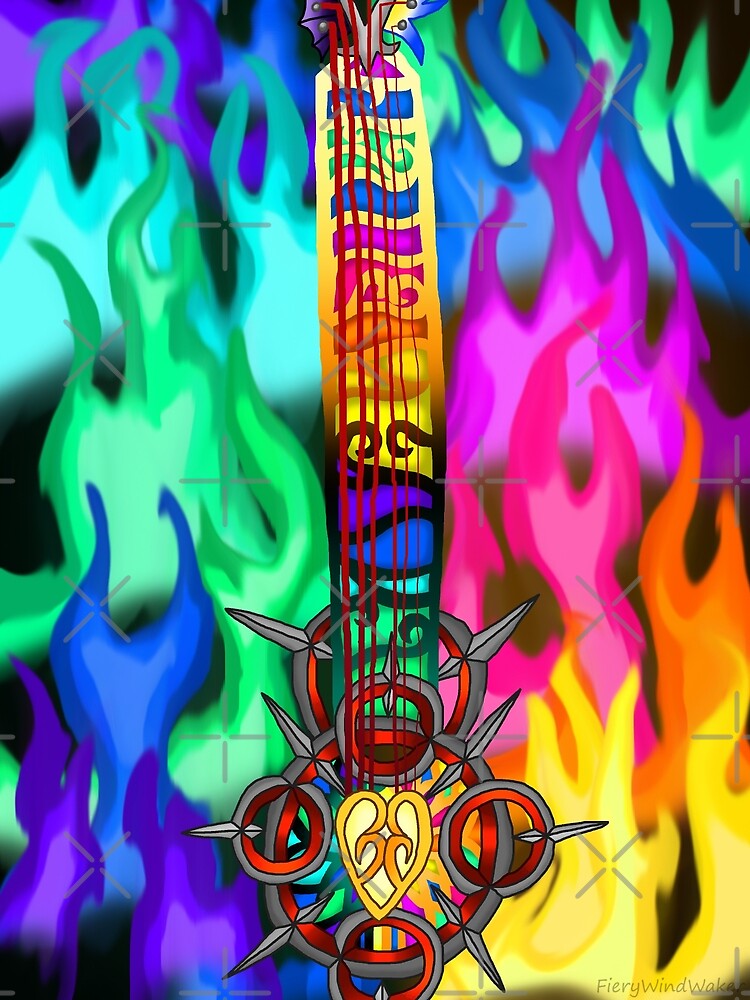 "Fusion Keyblade Guitar #194 - Eternal Flame & Combined Keyblade ...