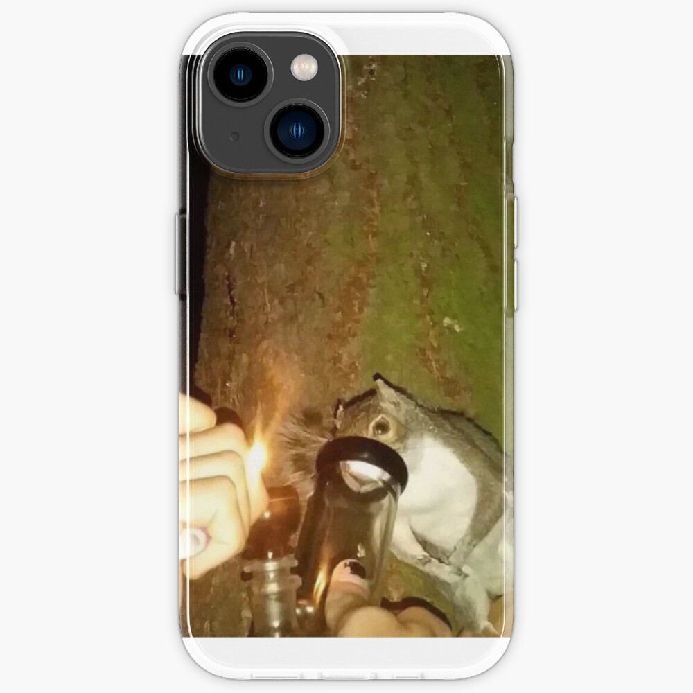 "Squirrel Hitting Bong" iPhone Case for Sale by SelfAwareYeet | Redbubble