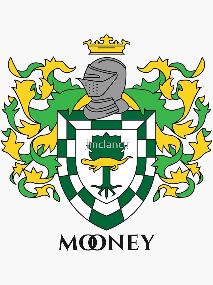 "Mooney Crest" Sticker by jmclancy | Redbubble