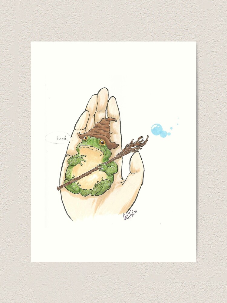 "Wizard Frog Meme" Art Print by StrangeBootique | Redbubble
