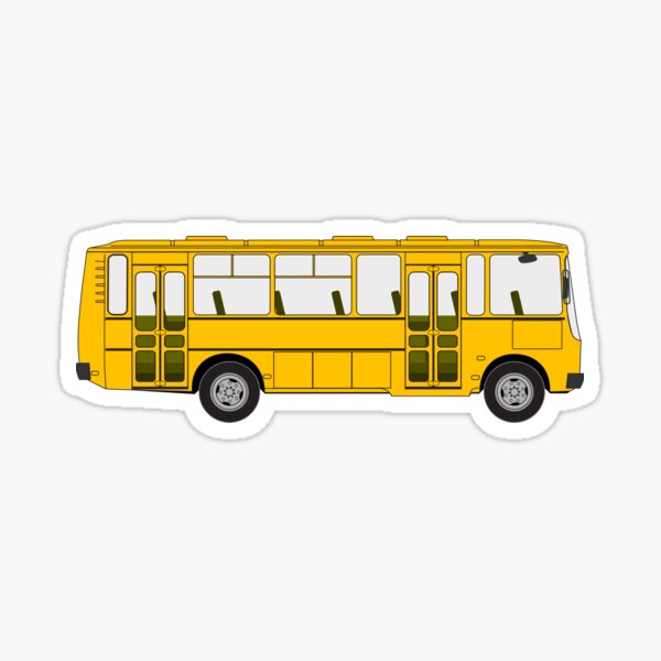 "School Bus" Sticker by Reethes | Redbubble