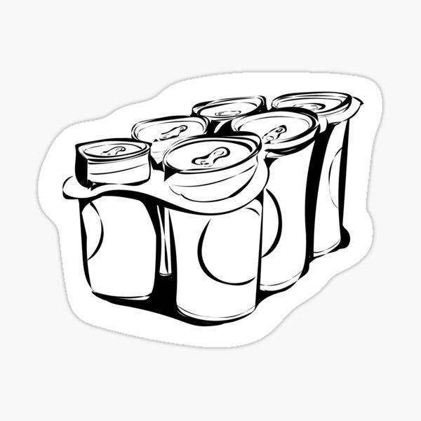 "Six pack" Sticker by maassenware | Redbubble