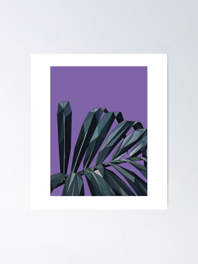 "polygonal palm tree" Poster for Sale by vladajust | Redbubble
