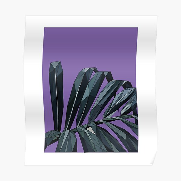 "polygonal palm tree" Poster for Sale by vladajust | Redbubble