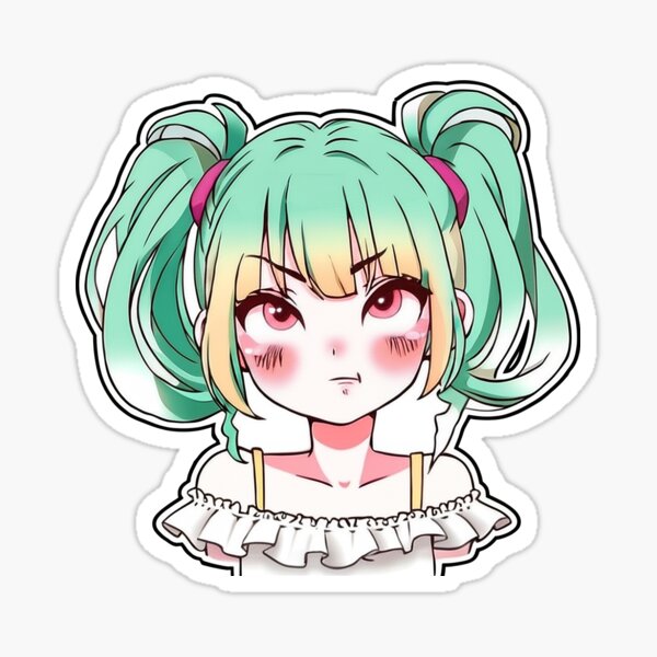 "Irritated Phoebe " Sticker for Sale by Homelesssquid | Redbubble