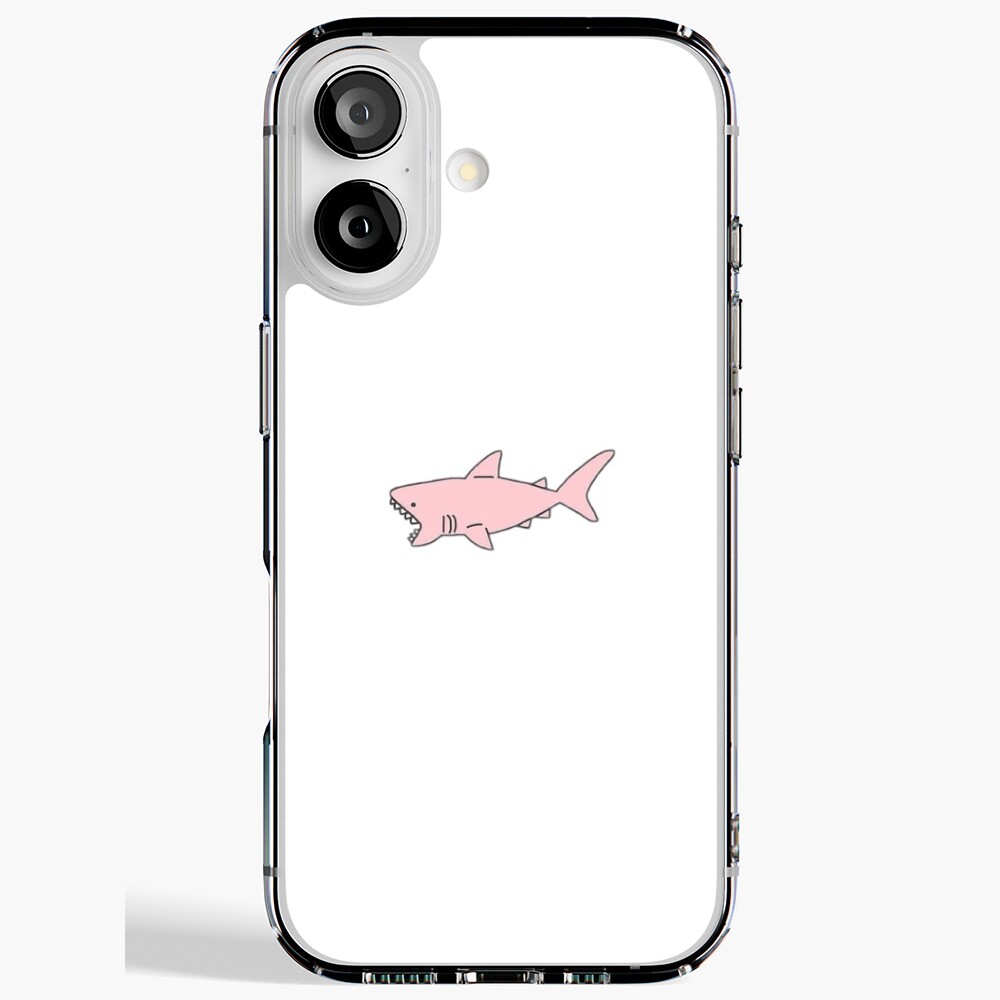 "Pink Shark" Sticker for Sale by Milkncookies | Redbubble